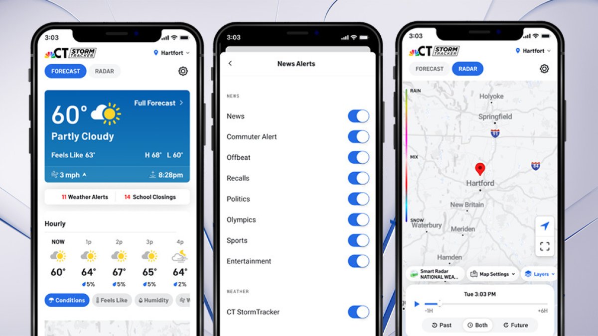 NBC Connecticut app update adds customizable weather features – NBC ...