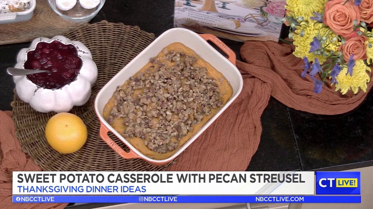 Thanksgiving Dinner with CT LIVE! – Sweet Potato Casserole and Maple ...