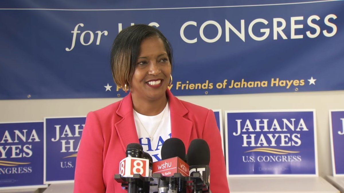 Representative Jahana Hayes speaks after election victory – NBC Connecticut