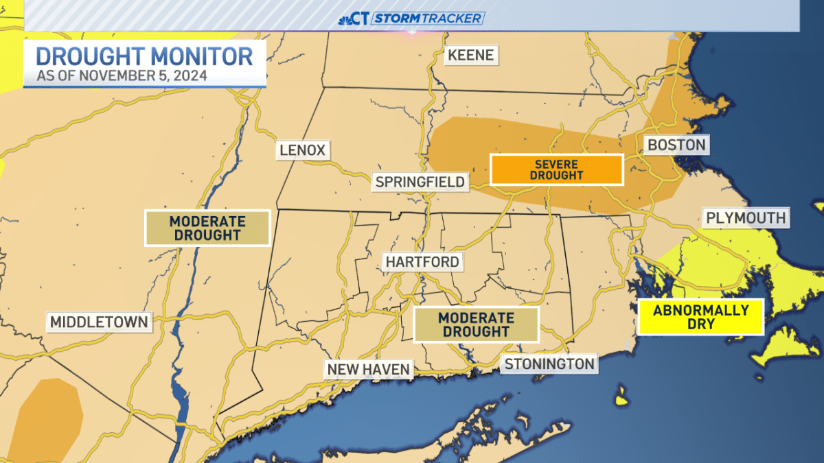 All of Connecticut is in a moderate drought – NBC Connecticut