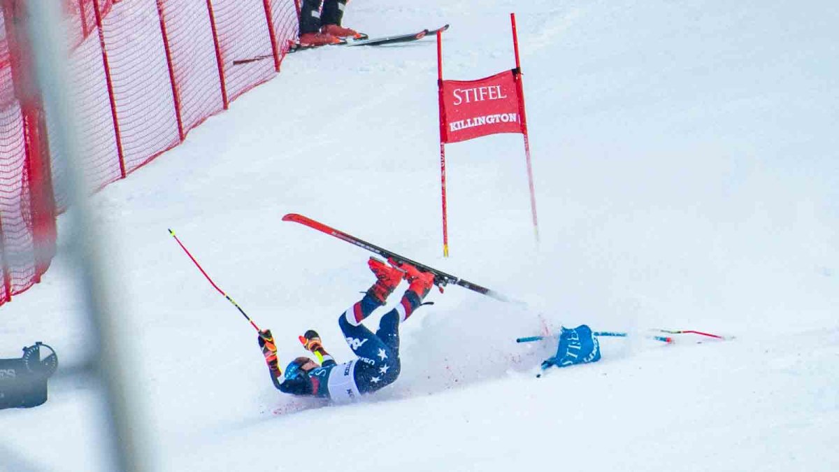 Mikaela Shiffrin crashes in final run of World Cup giant slalom – NBC ...