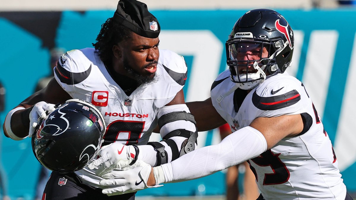 Texans’ Azeez Al-Shaair apologizes for hit on Trevor Lawrence – NBC ...