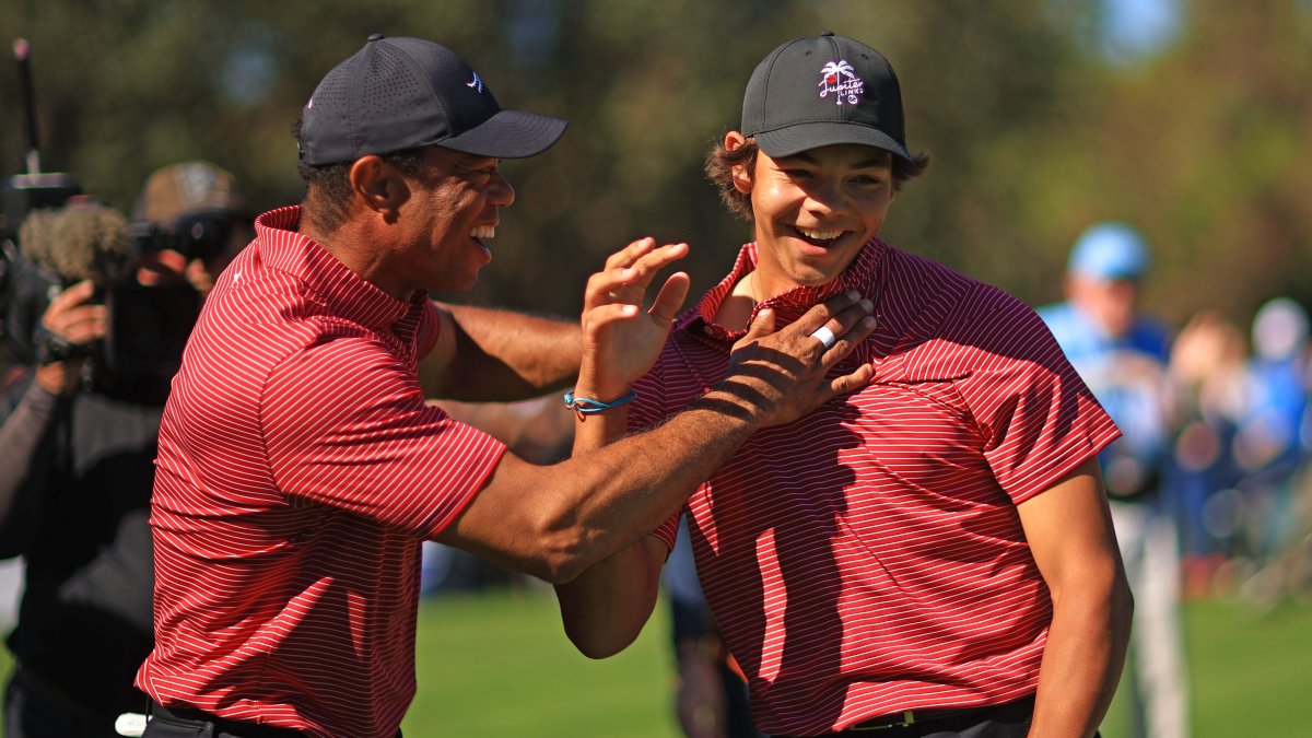 Charlie Woods, Tiger’s son, hits hole-in-one in PNC Championship – NBC ...