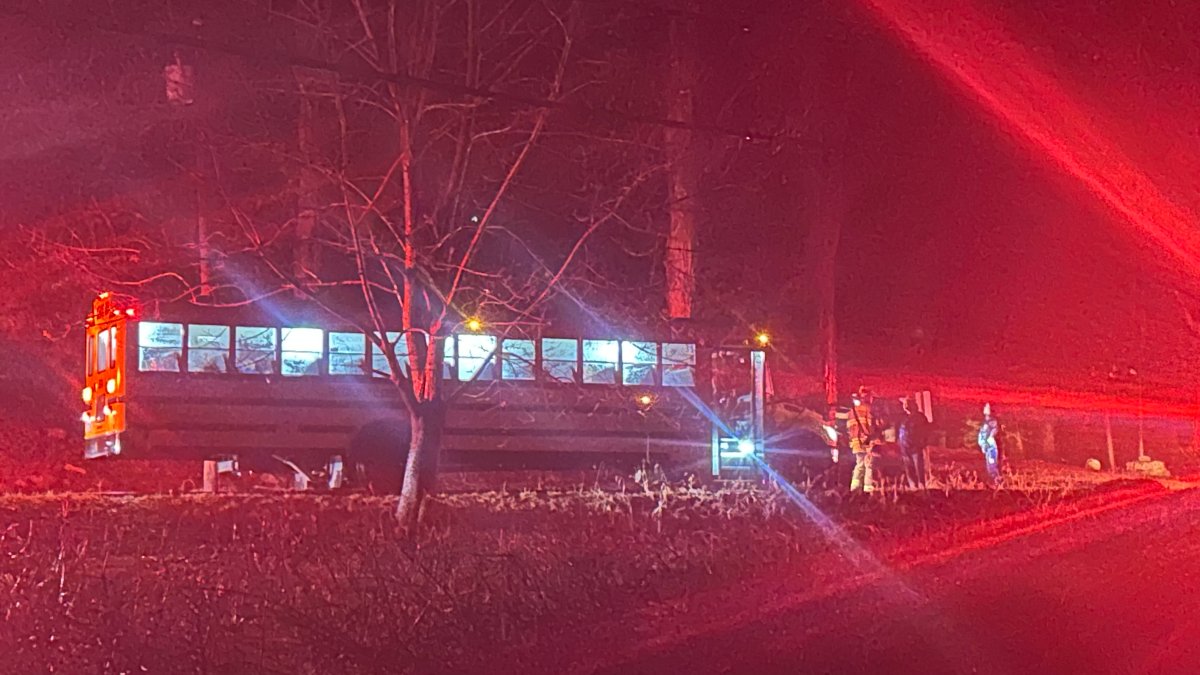 Children rescued from school bus trapped under live wire – NBC Connecticut