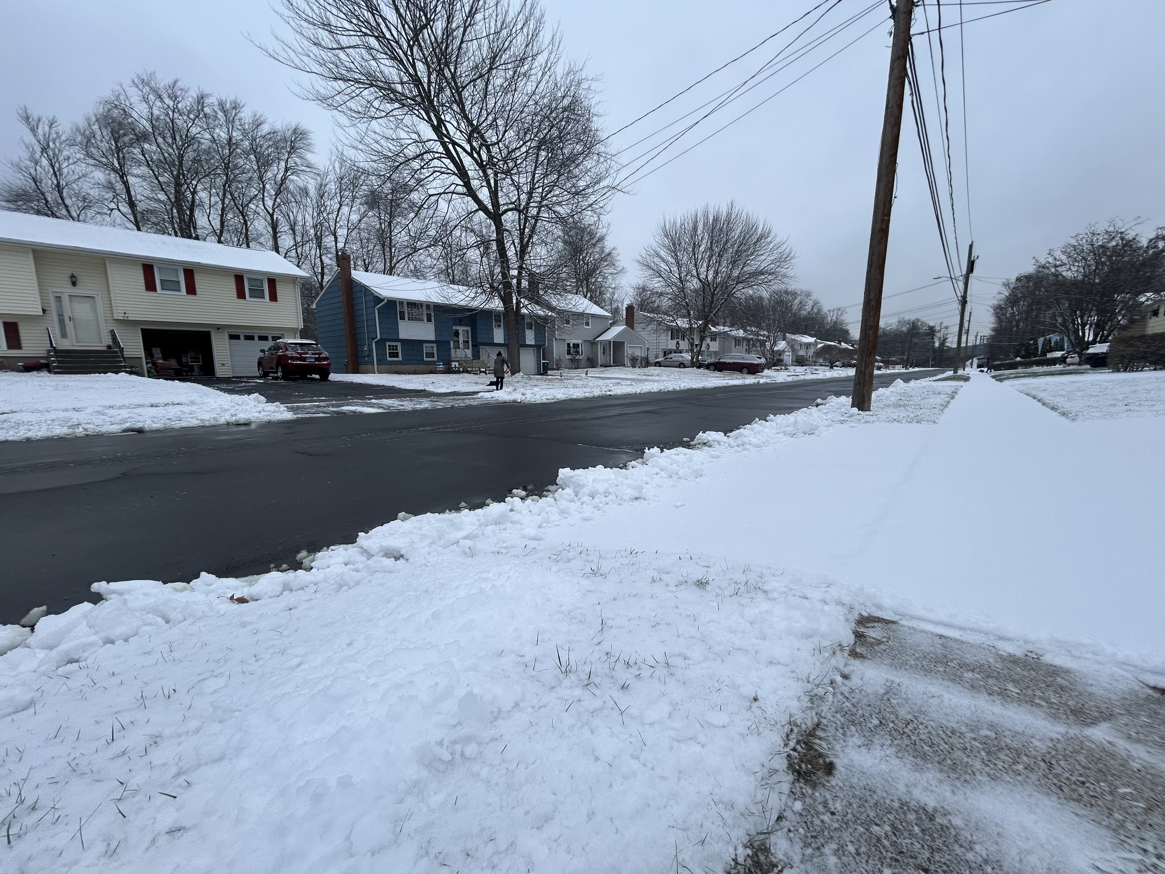 Parts of CT received several inches of snow Monday – NBC Connecticut