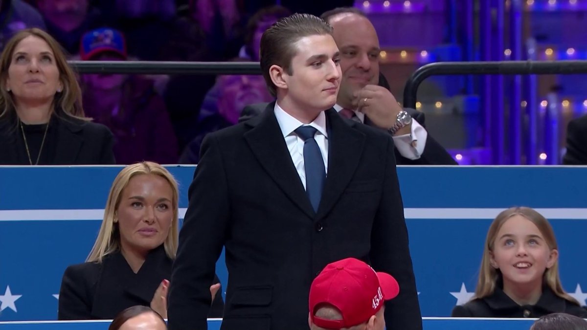 Trump introduces Barron to the crowd at rally – NBC Connecticut