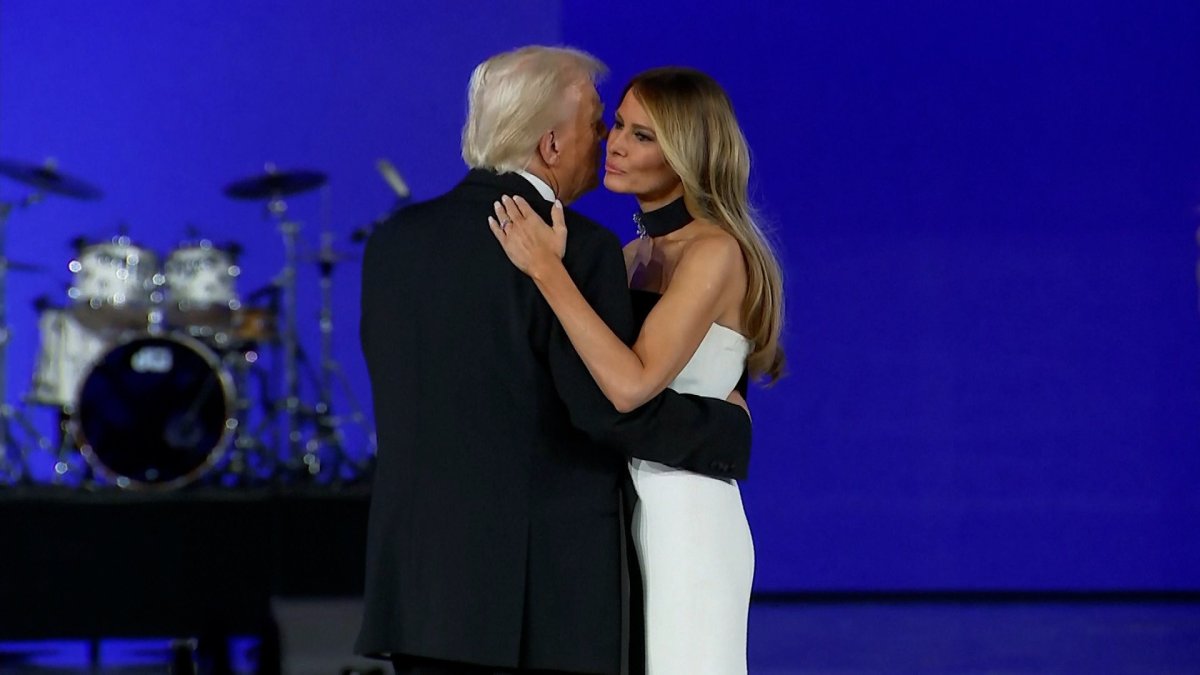WATCH: Trump and Melania share first dance at inaugural ball – NBC ...