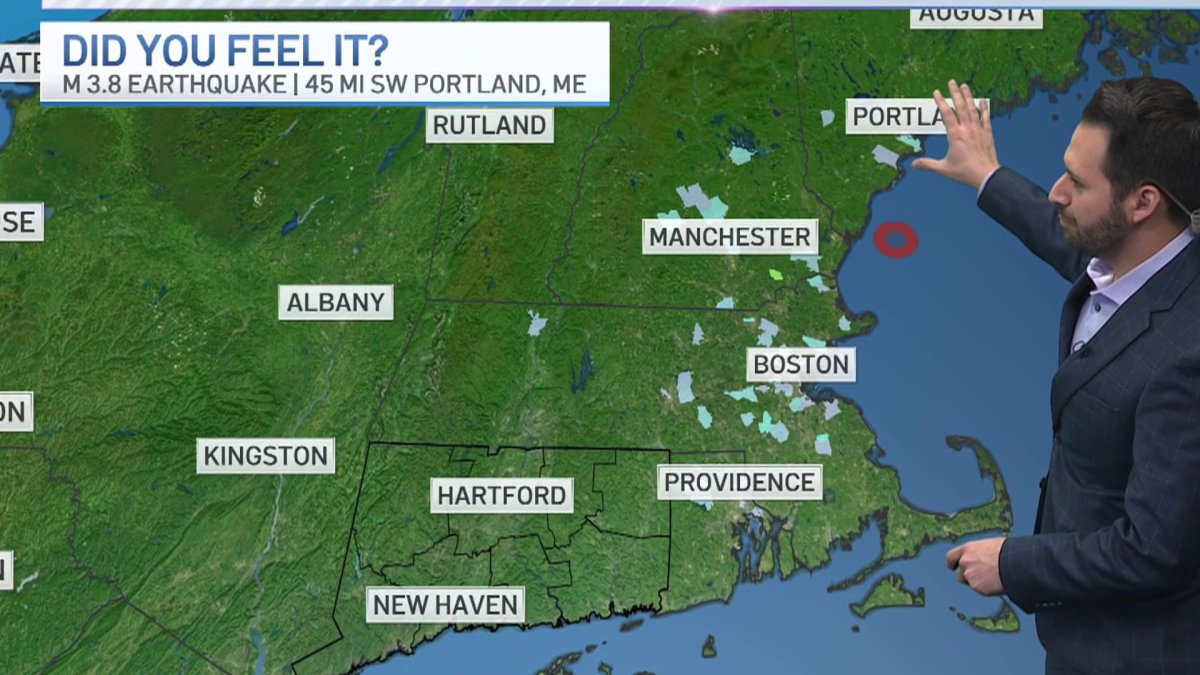 3.8 magnitude earthquake in Maine felt across Connecticut – NBC Connecticut