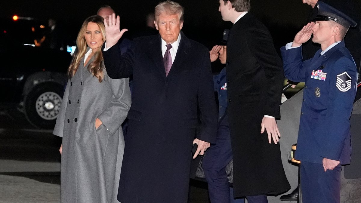 Trump arrives in Washington for inaugural celebrations – NBC Connecticut