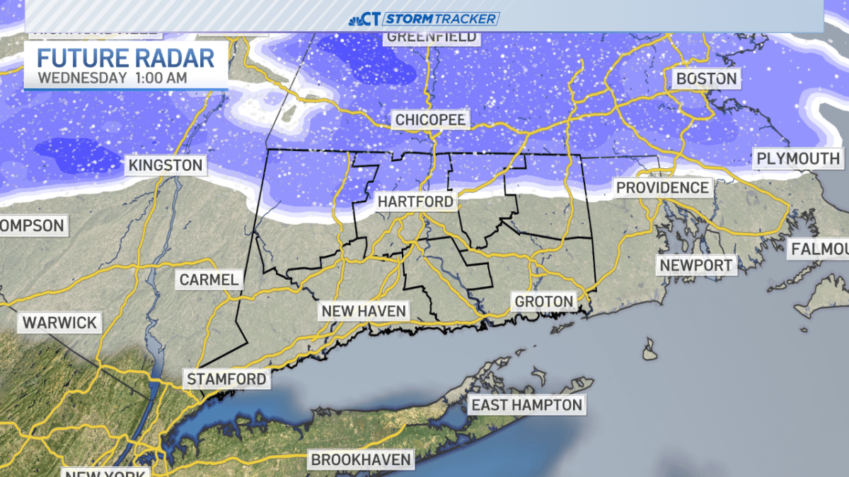 Another chance for snow with strong winds expected Wednesday – NBC ...