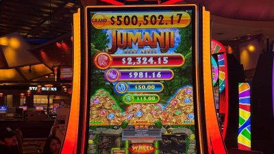 Player wins $1.3 million on Jumanji slot machine at Mohegan Sun – NBC ...