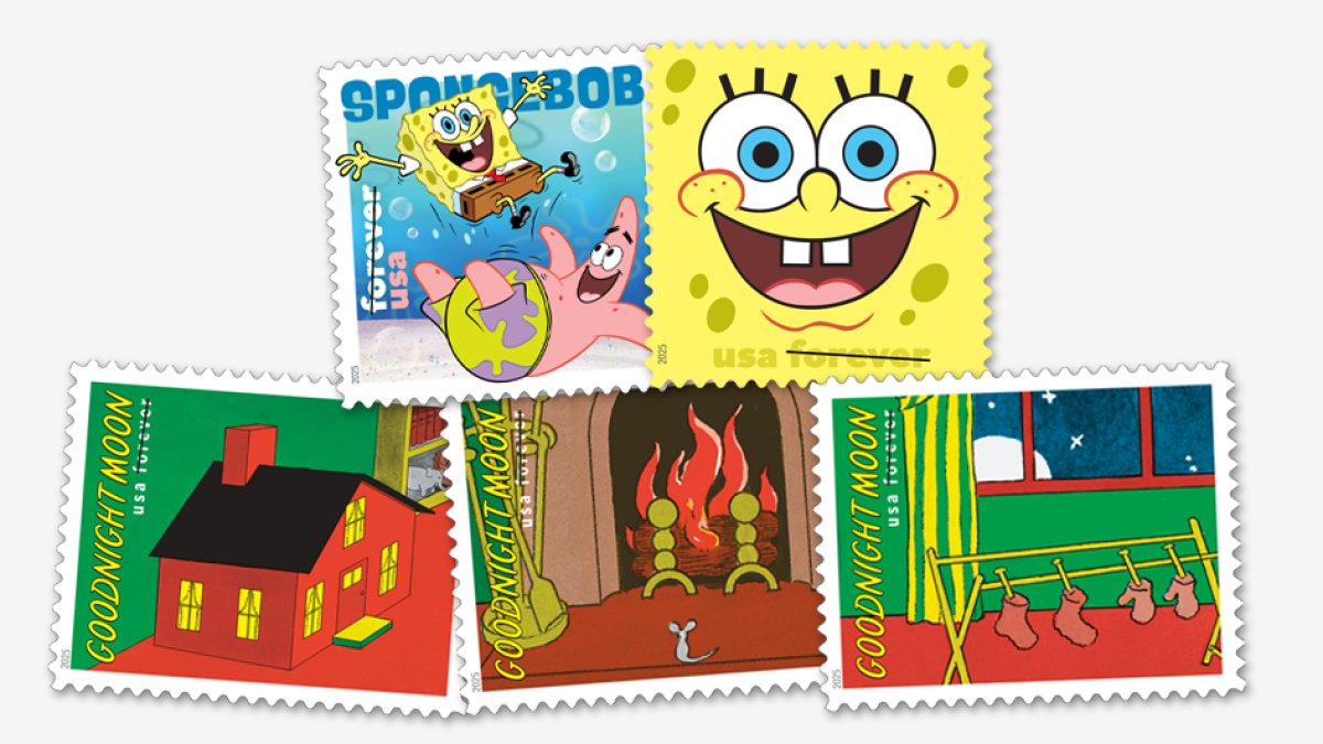 USPS creates ‘SpongeBob SquarePants’ and ‘Goodnight Moon’ stamps – NBC ...