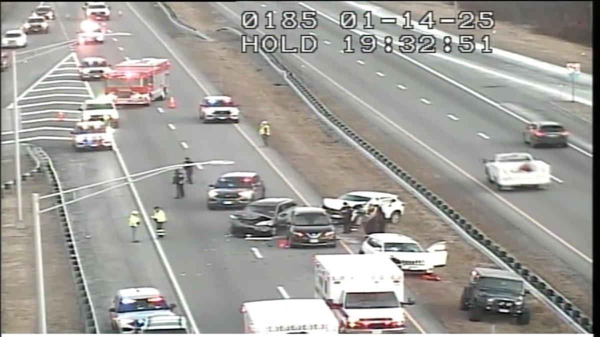 I-395 South in Montville opens after multi-vehicle crash – NBC Connecticut