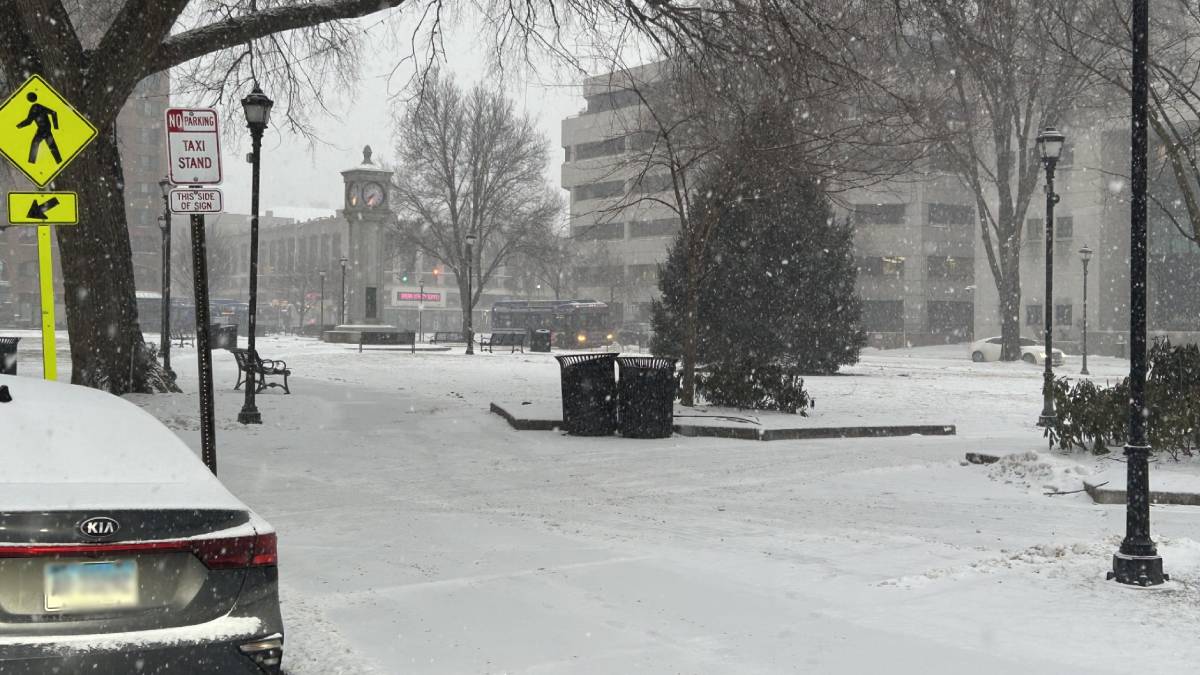 Snow falling across the Connecticut before sleet, rain – NBC Connecticut