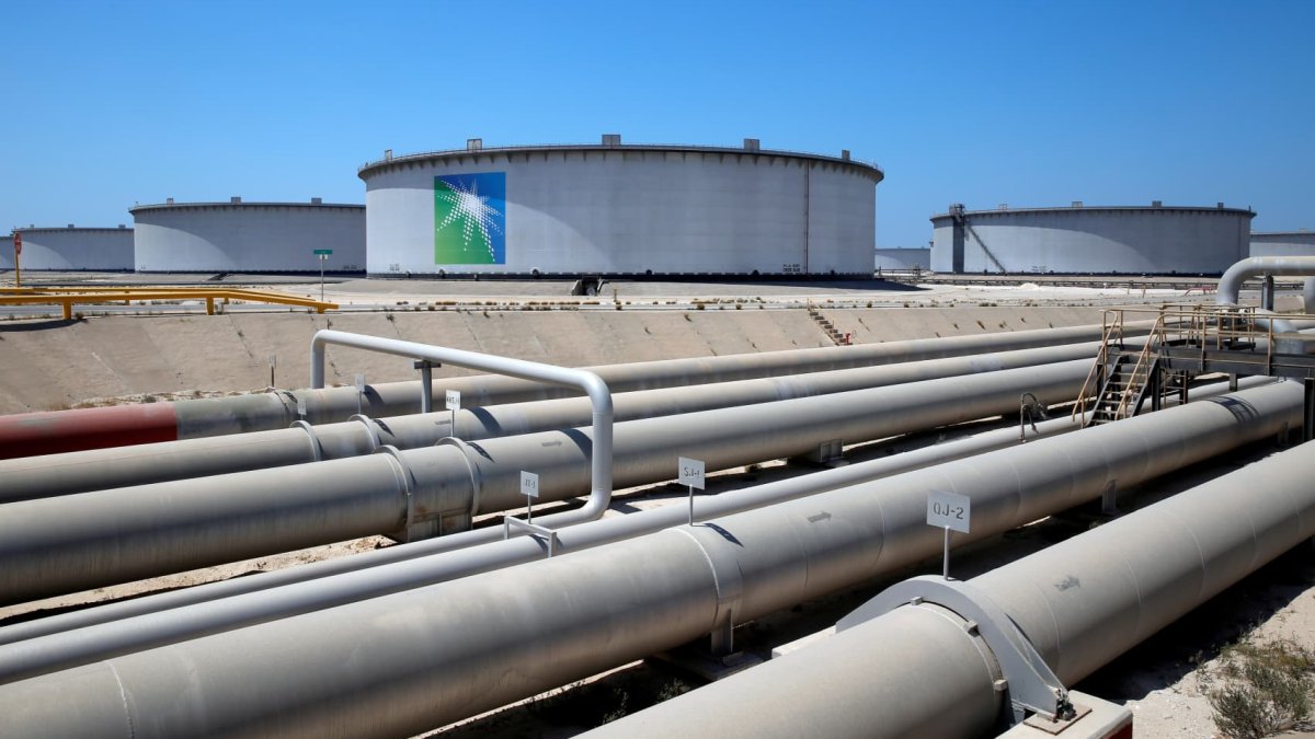 Saudi oil giant Aramco posts drop in full-year profit, slashes dividend ...