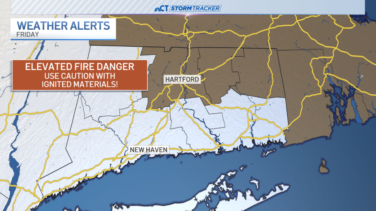 People urged to use caution due to elevated fire risk Friday – NBC ...