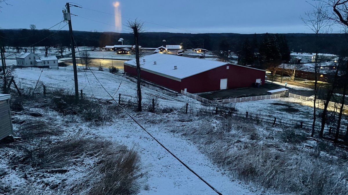 Snow moves through overnight before another chance for snowfall ...