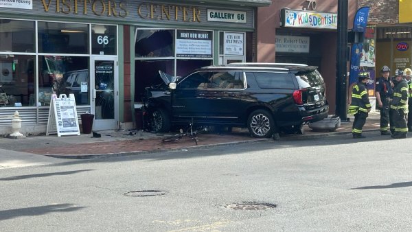 Person seriously hurt when car crashes into building in downtown New ...