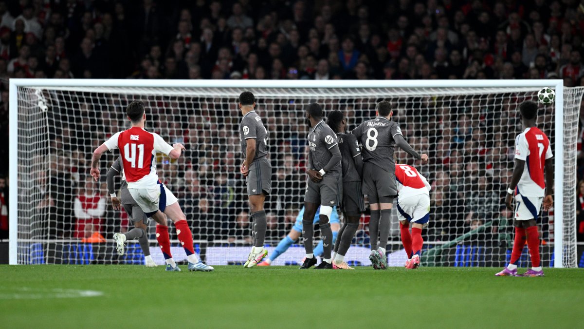 Arsenal vs. Madrid: Declan Rice scores two free kicks in 3-0 win – NBC Connecticut