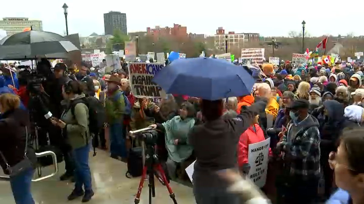 Connecticut protesters join nationwide rally against Trump – NBC ...