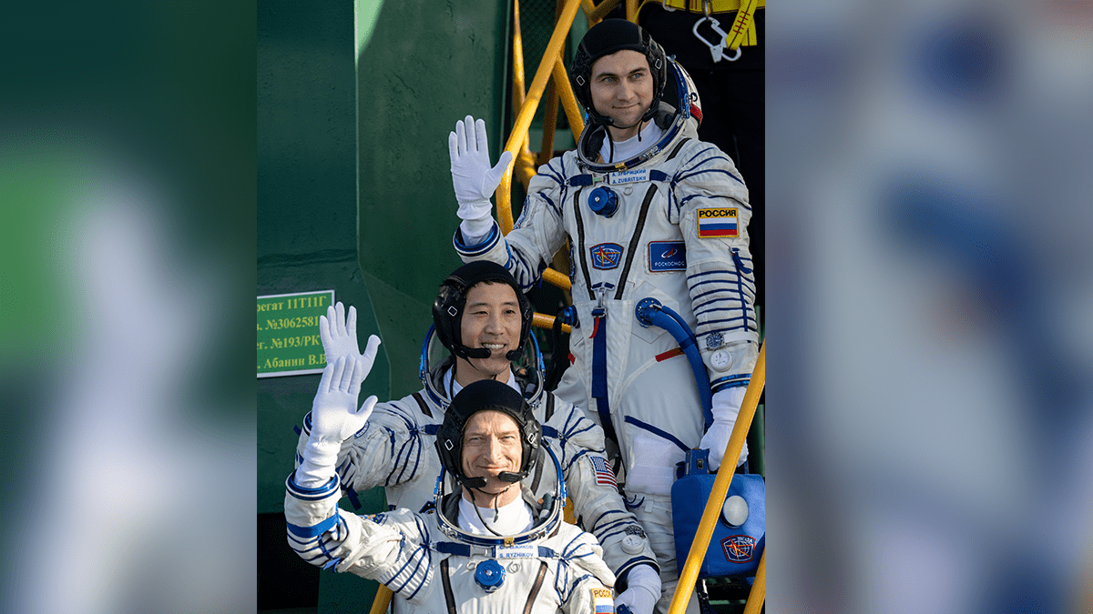 US-Russian crew of 3 launches to the International Space Station – NBC ...