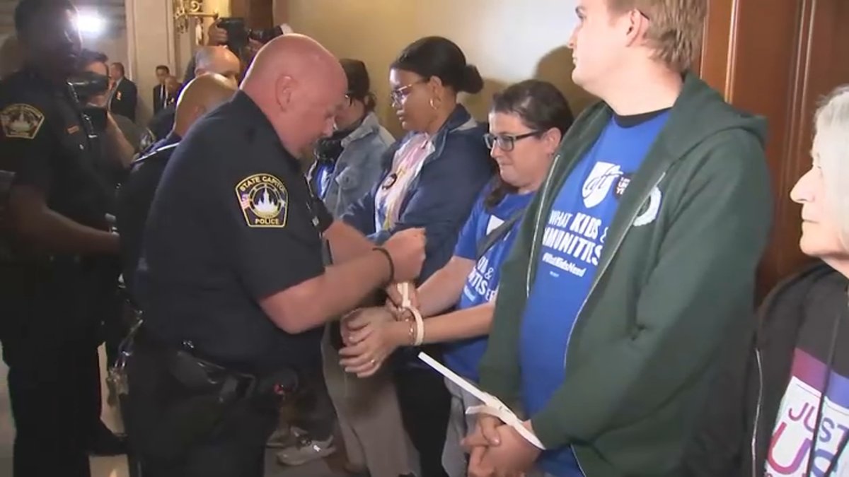 Educators arrested during protest at state Capitol face judge – NBC ...