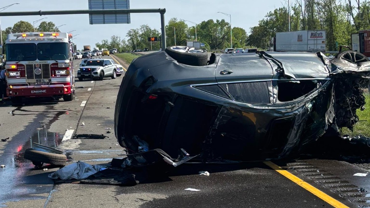 5 injured, including 2 critically, in crash, fire on I-91 in North Haven – NBC Connecticut