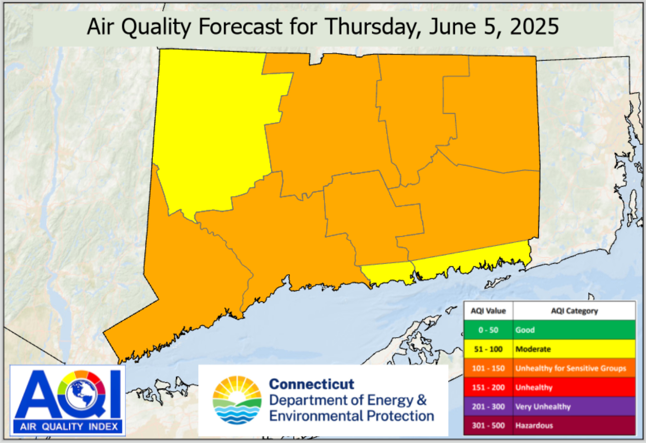 Air quality to be impacted by elevated ozone levels Wednesday and ...