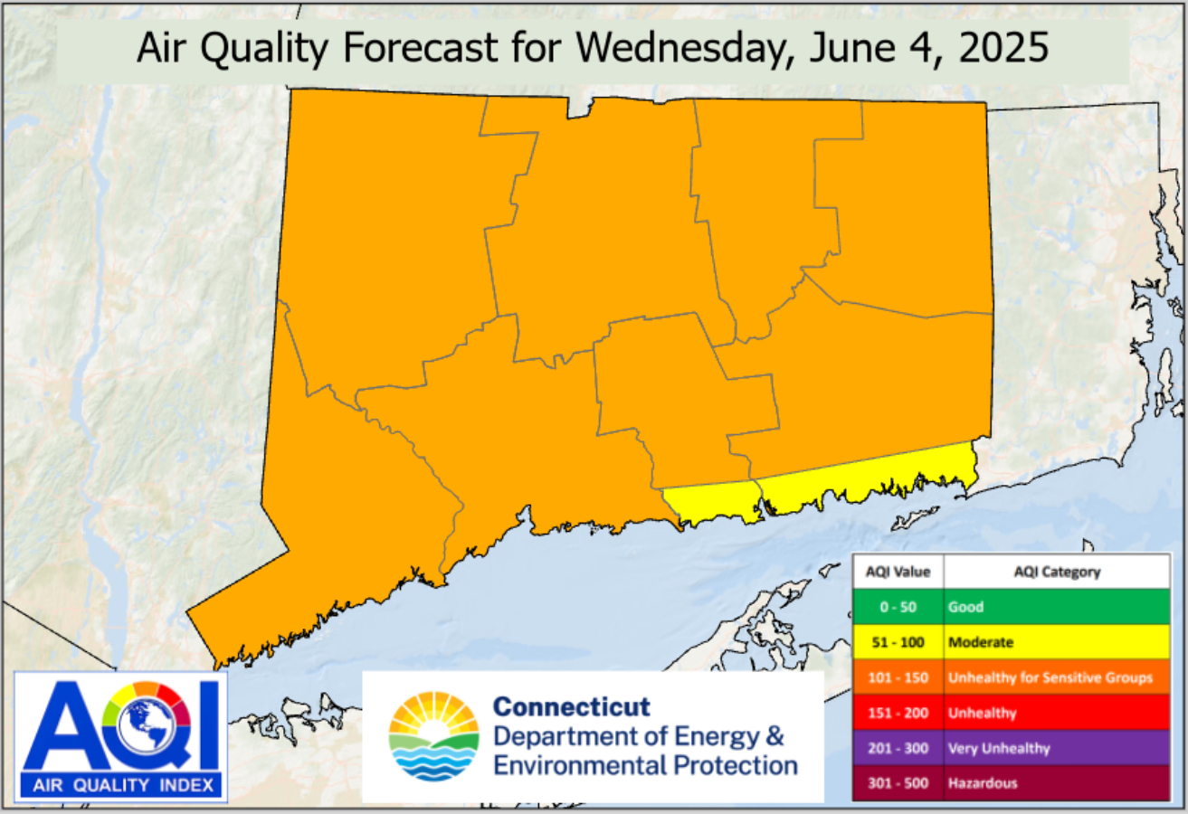 Air quality to be impacted by elevated ozone levels Wednesday and ...