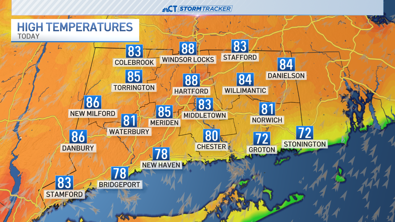 Smoke in the air from Canada wildfires, high temps in 80s Wednesday ...