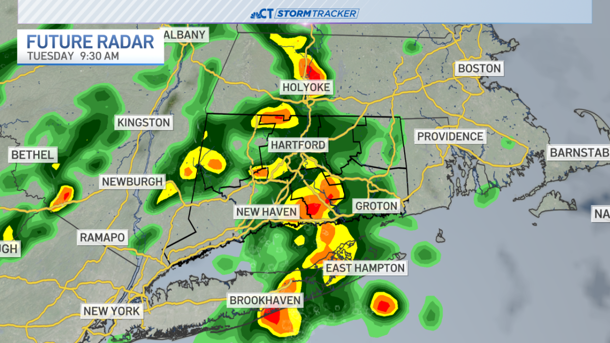 Rain clearing out, nice weather ahead for Wednesday – NBC Connecticut