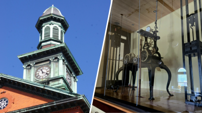 Windham’s 129-year-old town hall clock goes back into service this week ...