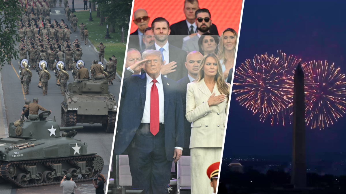 Live updates: DC military parade starts early because of storms – NBC ...