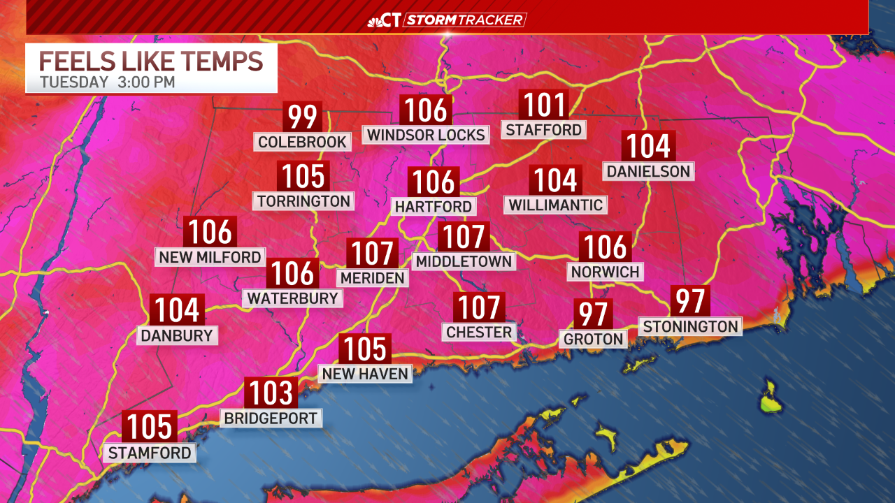 Extreme heat continues as temperature pushes 100 – NBC Connecticut