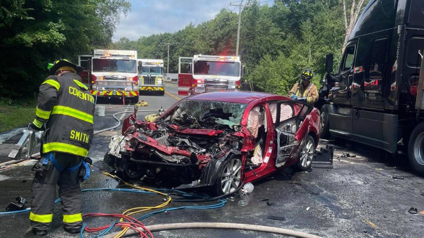 Crash closed Route 6 near Coventry-Bolton line for hours – NBC Connecticut