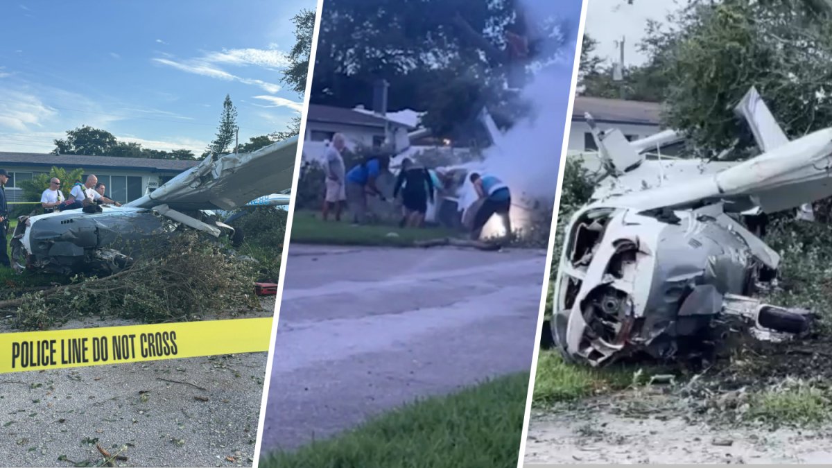Video shows neighbors helping after plane crash Pembroke Pines – NBC ...