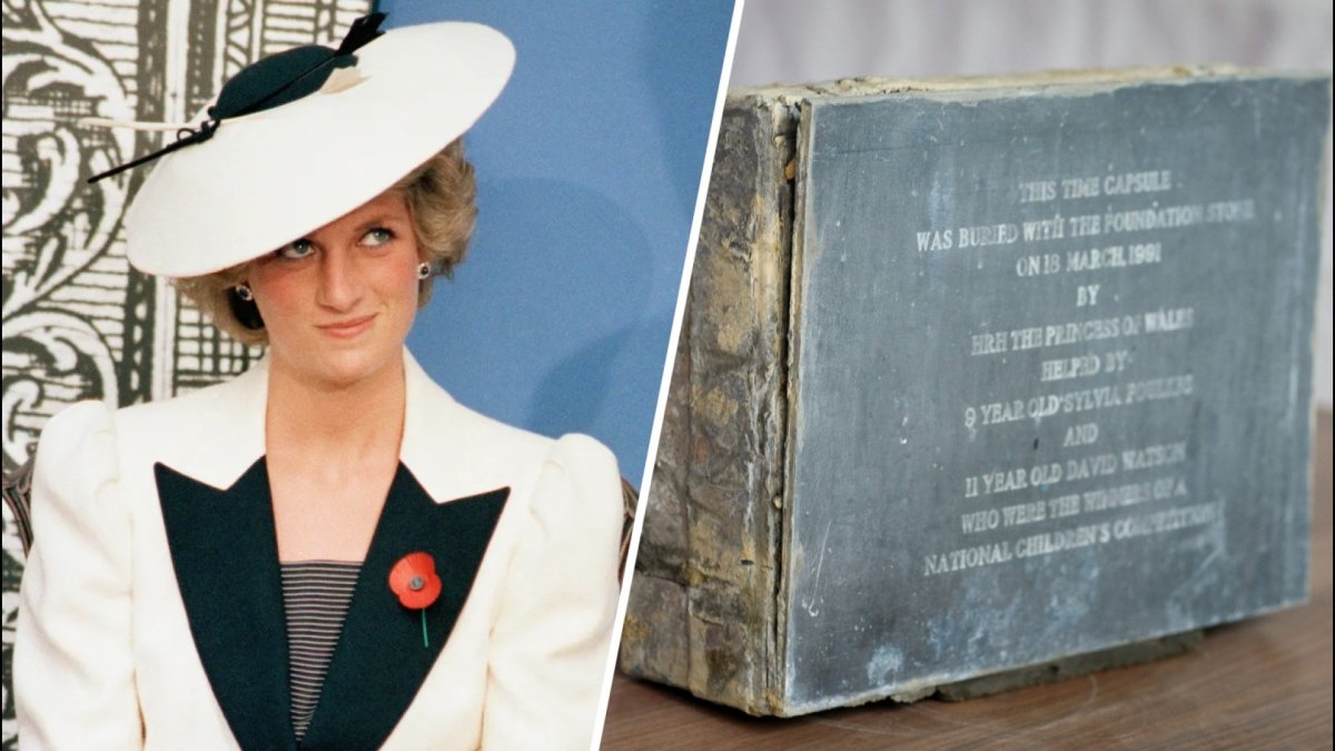 See what was inside Princess Diana’s time capsule opened 34 years later ...