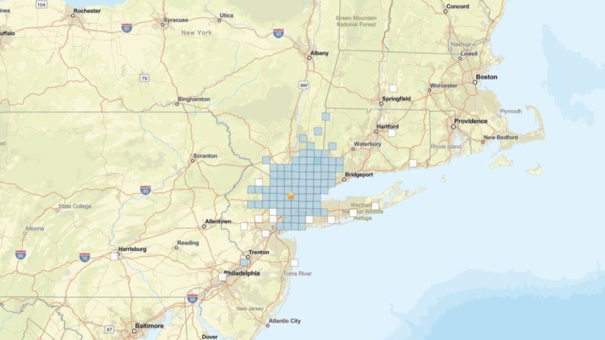2.7 magnitude earthquake in New Jersey felt in Connecticut – NBC ...
