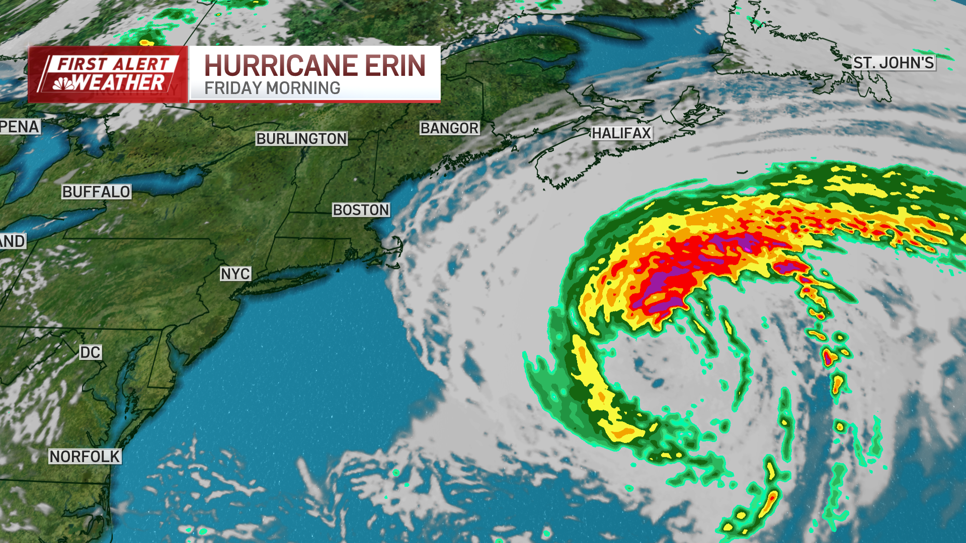 Tracking Hurricane Erin’s path, impacts off New England’s coast – NBC ...