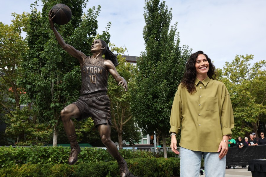 Sue Bird statue unveiled at Seattle Storm’s arena in WNBA first – NBC ...