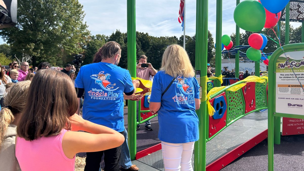 Somers playground dedicated to children who died in fire opens – NBC ...