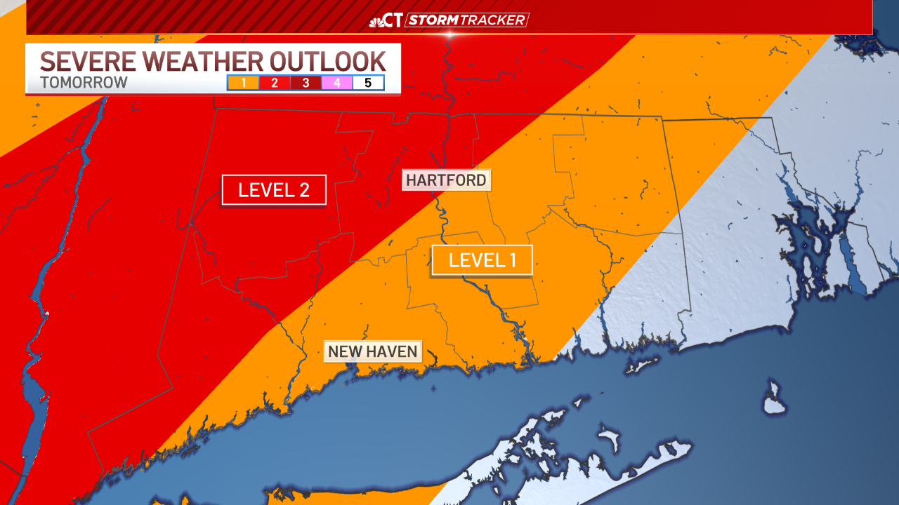 Severe storms possible Saturday afternoon and evening – NBC Connecticut