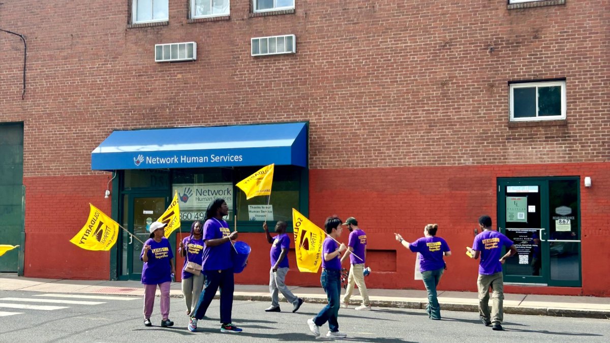 Hundreds of Connecticut group home workers strike over pension contributions – NBC Connecticut