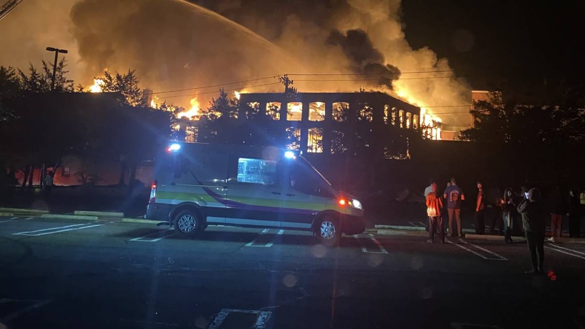 Firefighters battle large fire at vacant factory in Torrington – NBC ...