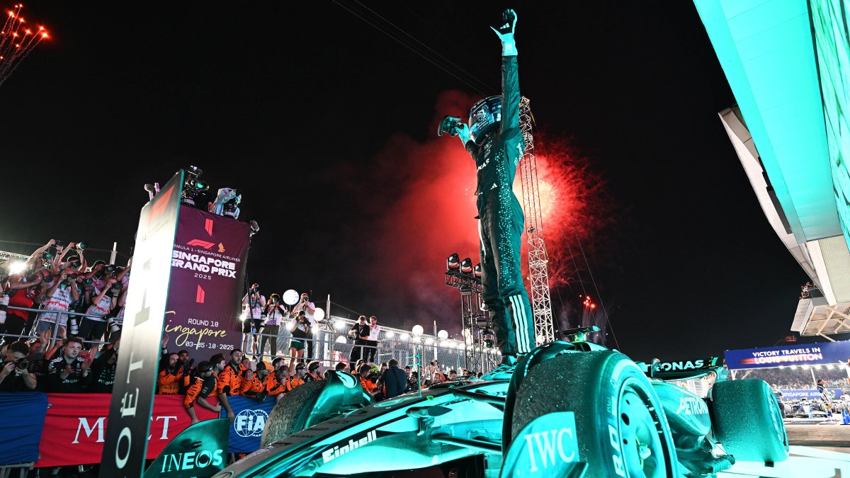 Russell wins F1 Singapore GP as McLaren takes constructors’ title – NBC ...