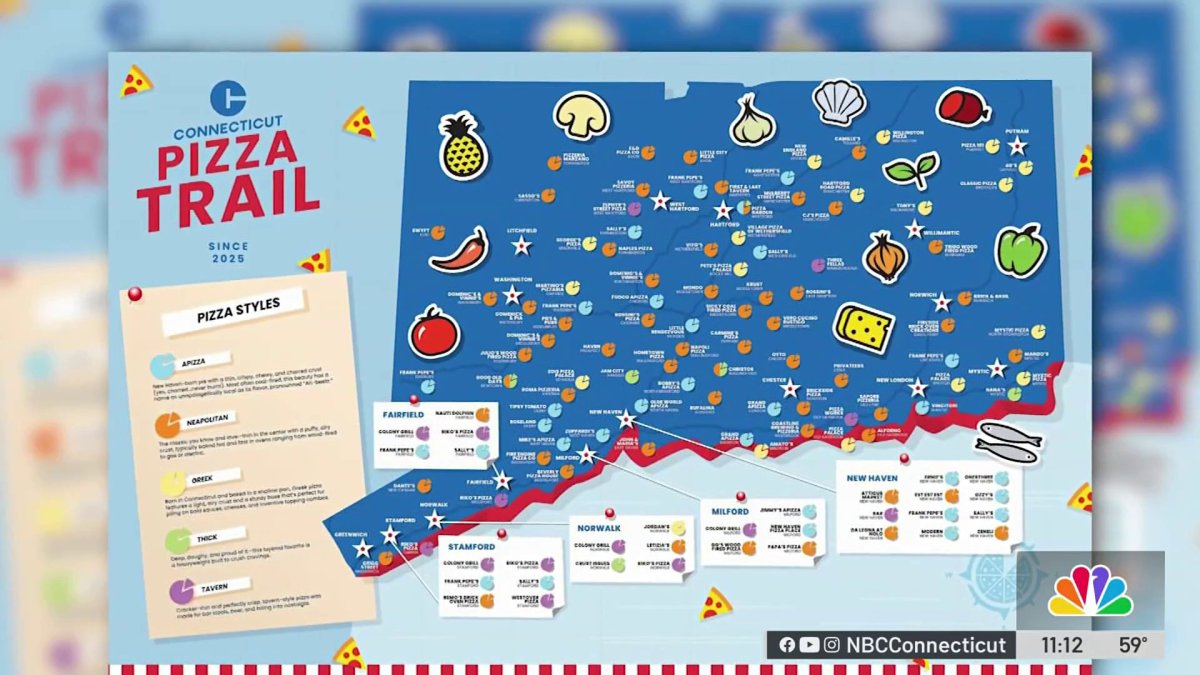 The state marks its official Connecticut Pizza Trail – NBC Connecticut
