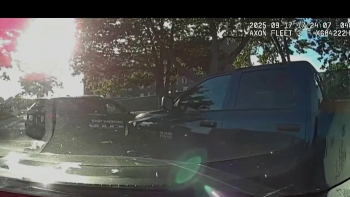 New dashcam video shows stolen truck fleeing scene in East Hartford ...