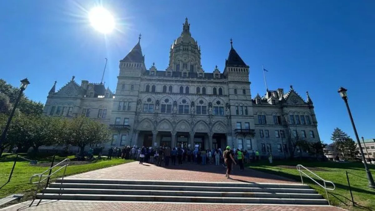 Dozens gather on capitol steps to advocate for increased protections ...