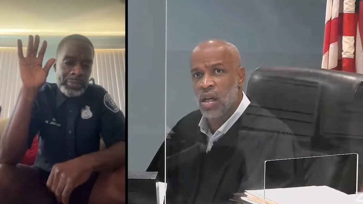 Watch as judge responds to pantless policeman during zoom hearing – NBC ...