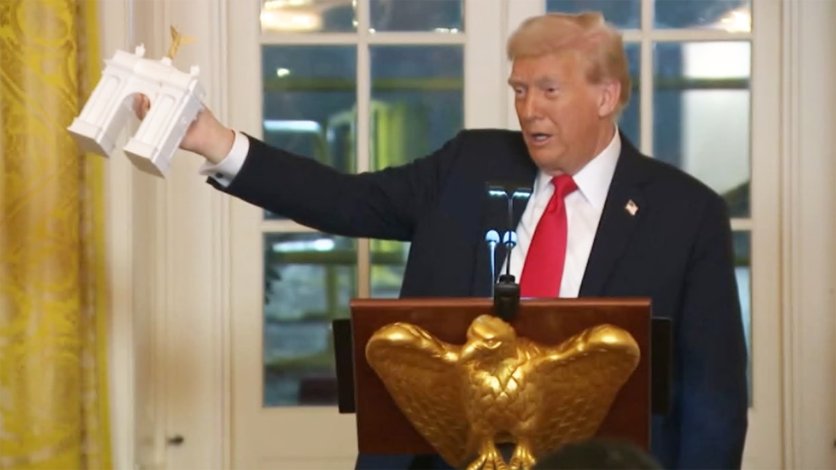 Arc de Trump? President proposes arch near Memorial Bridge – NBC ...